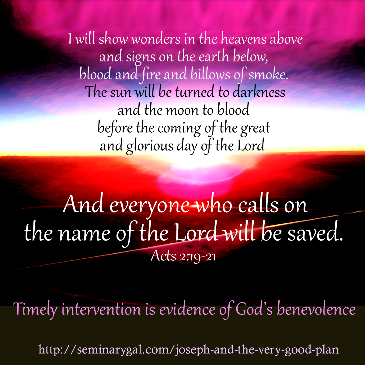 Joseph and the Very Good Plan – Seminary Gal