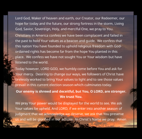 A Prayer for the 2024 Election – Seminary Gal